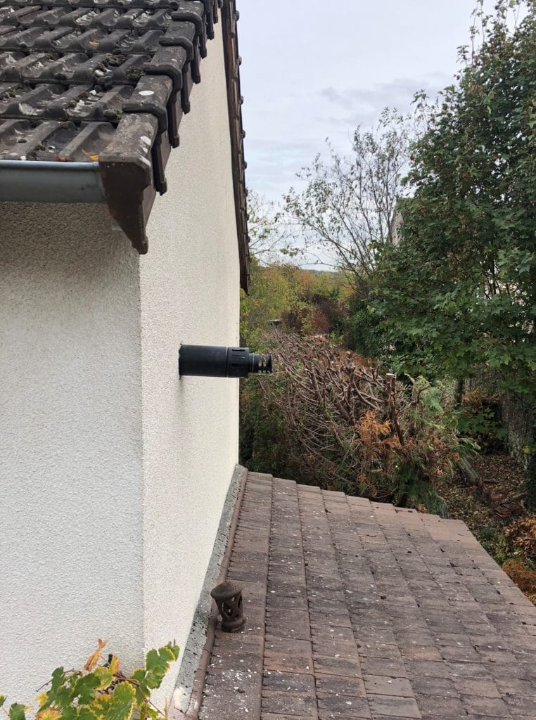 Conduit en sortie murale "ventouse" - Stera